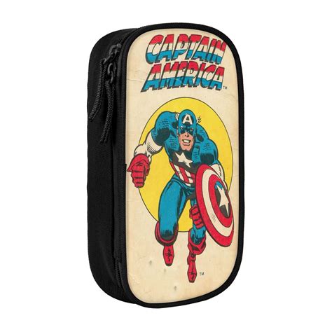 Comics Superheroes Card Game Pencil Pouchpencil Casebig Pencil Bag