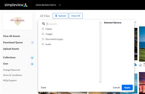 Downloading Assets In The Dam Simpleview Knowledgebase