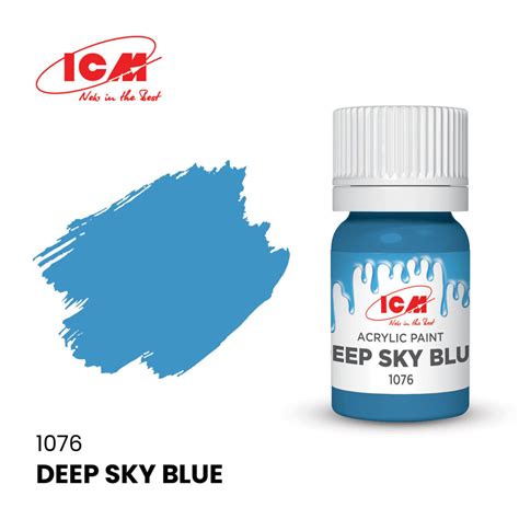 1076 Deep Sky Blue Icm 1076