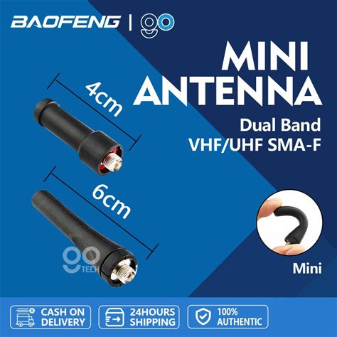 Baofeng Sf18 Mini Uhfvhf Antenna Sma Female Uv5r 888s Uv82 Two Way