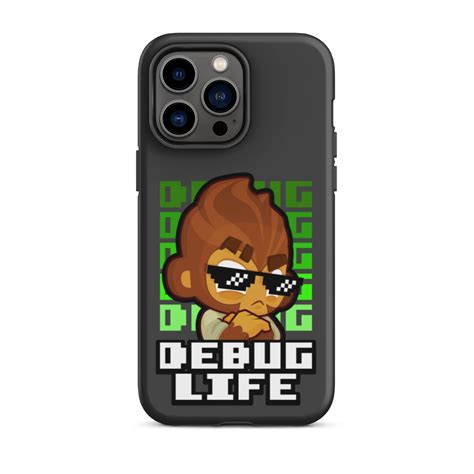 Debug Life Iphone Case Tough Ninja Kiwi Merch