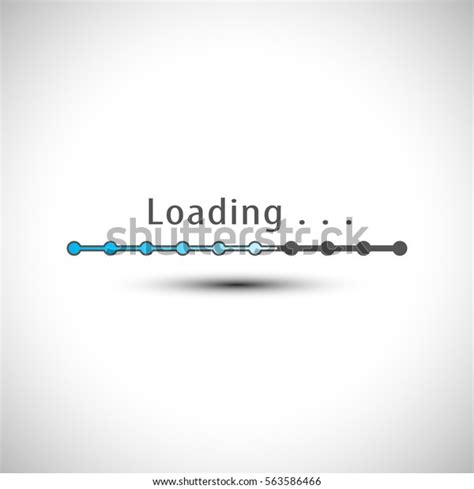 Loading Progress Indicator Bar Web Preloader Stock Vector Royalty Free Shutterstock