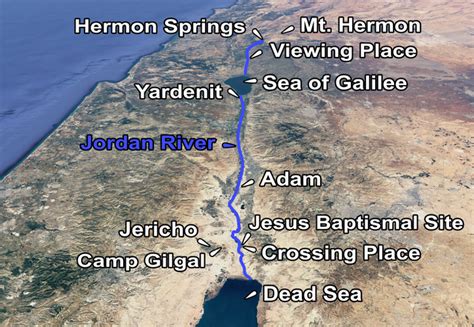 Jordan River Overview See All The Sites Up And Down The Jordan River