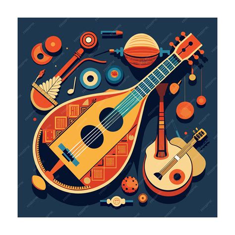 Music Instrument Vector Illustration Premium Ai Generated Vector