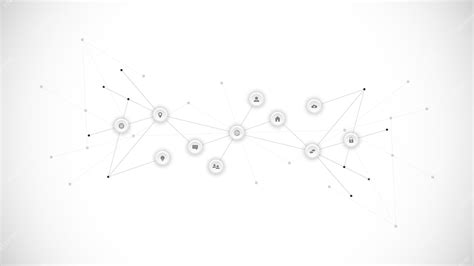 Premium Vector Information Technology Background With Infographic