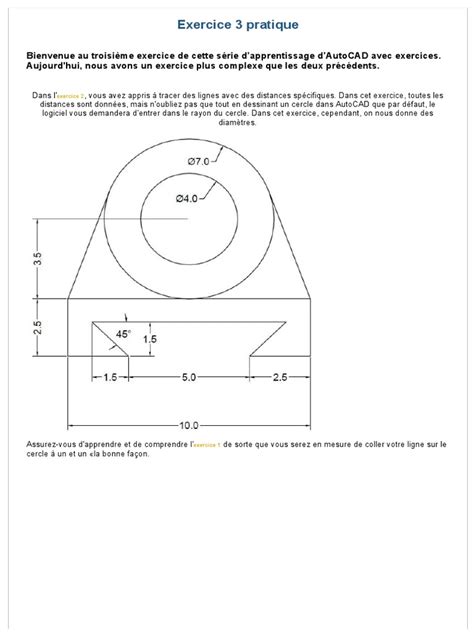 Exercice Autocad 3 Pdf