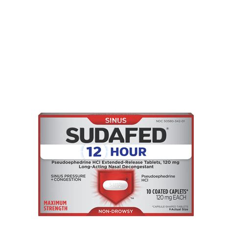 Sudafed 12 Hr Maximum Strength Non Drowsy Ubuy India