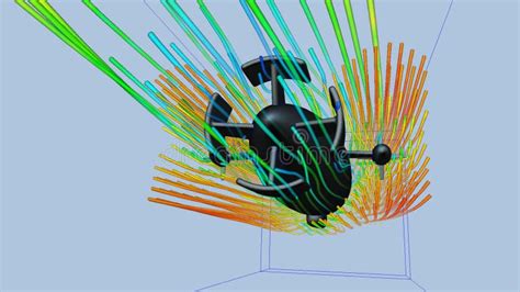 House And Wind Airflow Simulation Cfd Simulation Computational Fluid Dynamics Stock Video