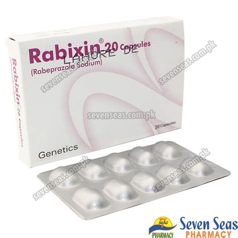 Rabixin Cap 20mg 2x10 Seven Seas Pharmacy Pakistan Online