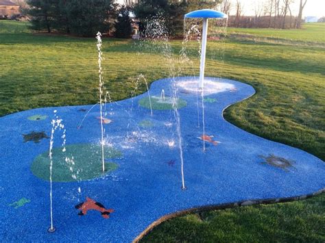 Residential Splash Pad For Your Backyard Landscape Cleveland By