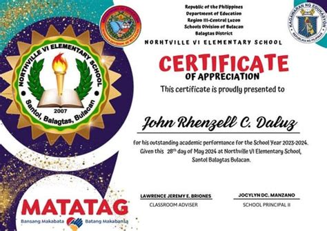 Matatag Cover Page For Cover Pages And Tabbings Pptx Primary