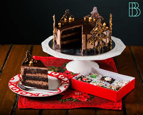 Bascon Cakes Our Chocolate Christmas Cake Is The Perfect