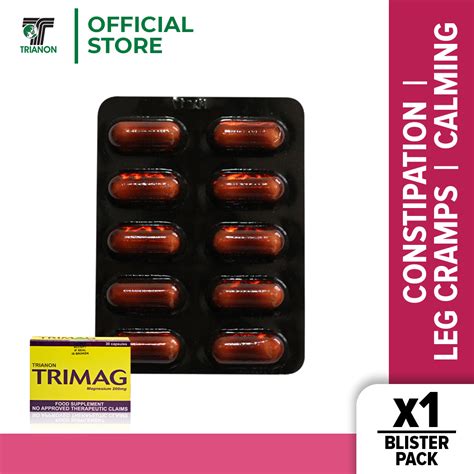 Trimag Magnesium Food Supplement 10 Capsules Lazada Ph
