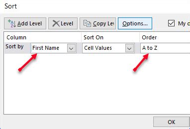How To Sort A Column From A To Z With Case Sensitive ExcelNotes