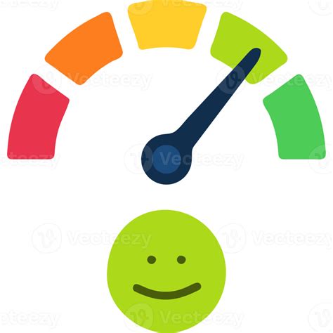 Emotion Face Scale Meter Illustration Mood Indicator Customer Satisfaction Survey Feedback