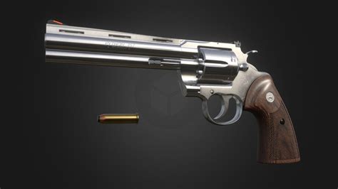 Colt Python 2020 Pbr Buy Royalty Free 3d Model By Mmahdi 7000527