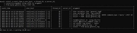 在 Mysql 中获取命令历史记录迹忆客