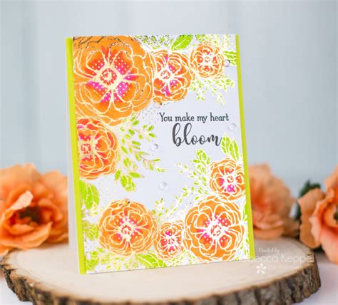 two ways to color foiled unity toner card fronts therm o web
