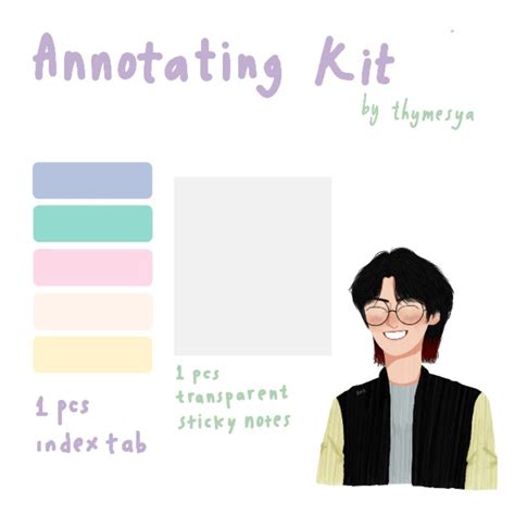 Jual Annotating Kit By Thymesya Sticky Notes Index Tab Anotasi Annotating Shopee Indonesia