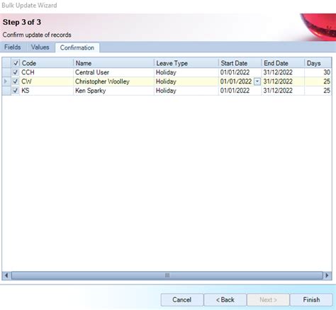 Bulk Updating Employee Leave Types Cch Software User Documentation