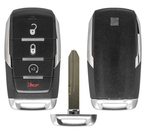 Replacement Ram 4 Button Car Key Ilco Prx Ram 4b4