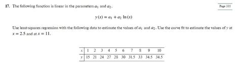 solved 17 the following function is linear in the