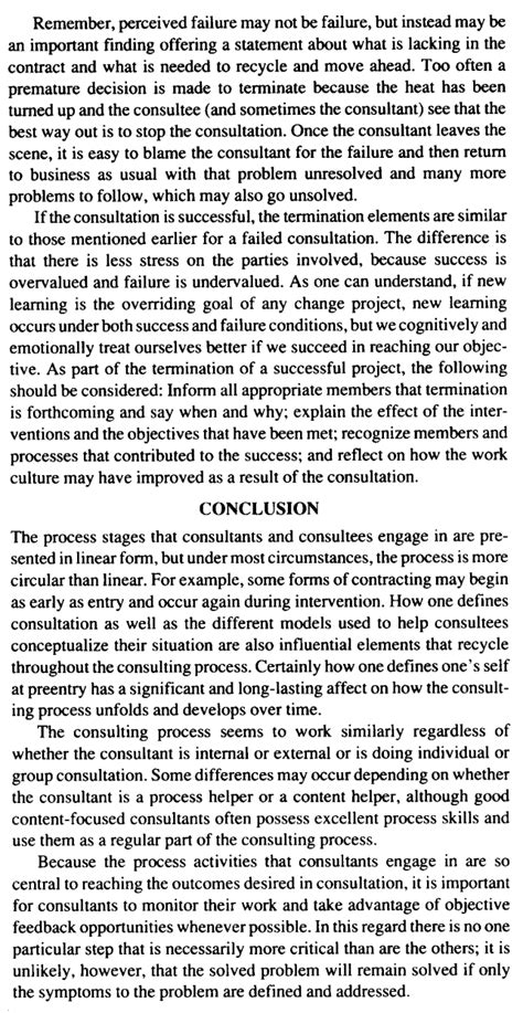 Solved Read The Consulting Process A Multidimensional