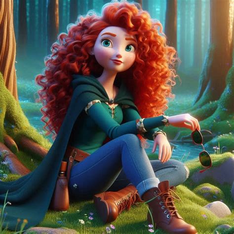 Merida Walt Disney Princess By Bilal My Art Collection Disney