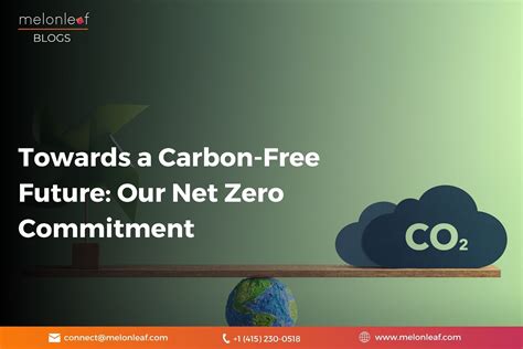 Towards A Carbon Free Future Our Net Zero Commitment Melonleaf