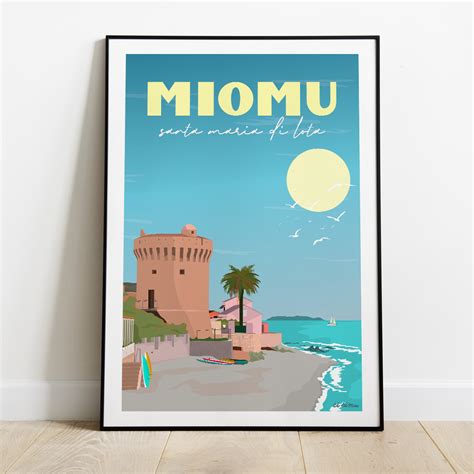 Affiche Tour Génoise Miomu Ci Simu