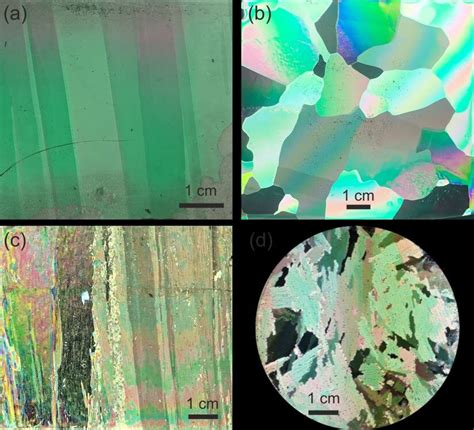Photographs Showing The Vertical A And Horizontal B Microstructure