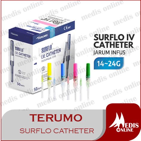 Jual Terumo Surflo 18g 20g 22g 24g Terumo Surflo Surflo Iv Catheter Surflo Abbocath