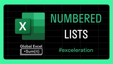 3 ways to create a numbered list to keep track of to do tasks global