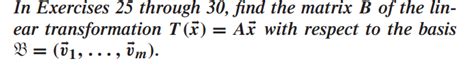 Solved In Exercises Through Find The Matrix B Of The Chegg