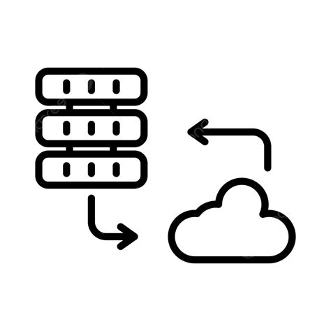 클라우드 서버 라인 아이콘 벡터 지원 구름 컴퓨터 Png 일러스트 및 벡터 에 대한 무료 다운로드 Pngtree