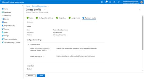Windows Passwordless Experience And Web Sign In Mike S MDM Blog