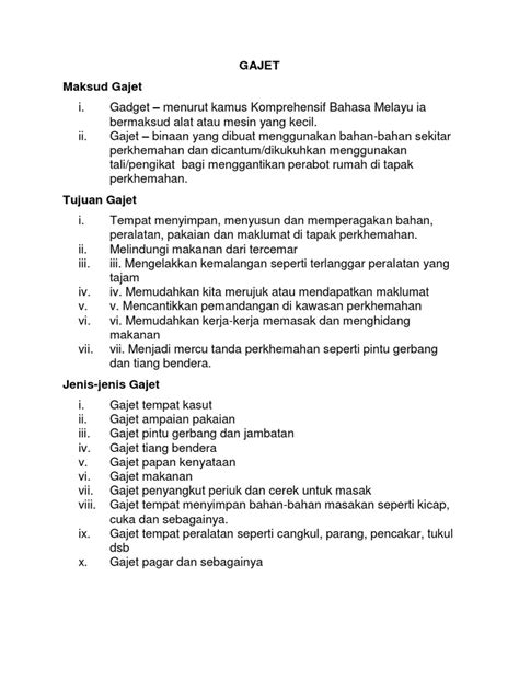 Gajet Dan Ikatan Pdf