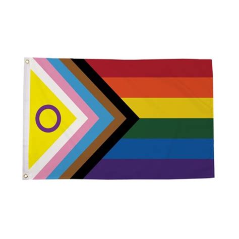 Inclusive Progress Rainbow Flag 150 X 240 Qx Shop