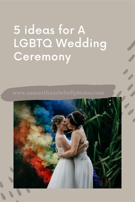 Ideas For A Lgbtq Wedding Ceremony Lgbtq Wedding Lgbt Wedding Attire Queer Weddings