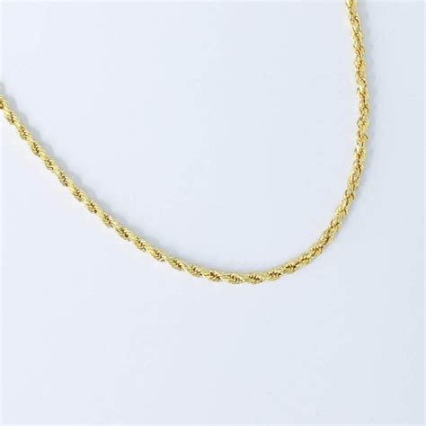 10k Gold Chain Gold Rope Chain 4mm Pres