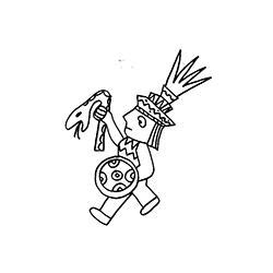 Coloriage Inca Codex T Te Modeler