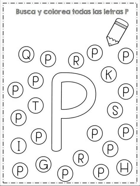 Fichas De Letras De Preescolar Artofit
