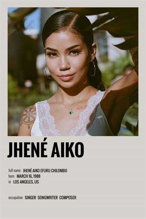 jhené aiko polaroid poster ♡ | Jhene aiko, Music poster design, Jhene aiko album