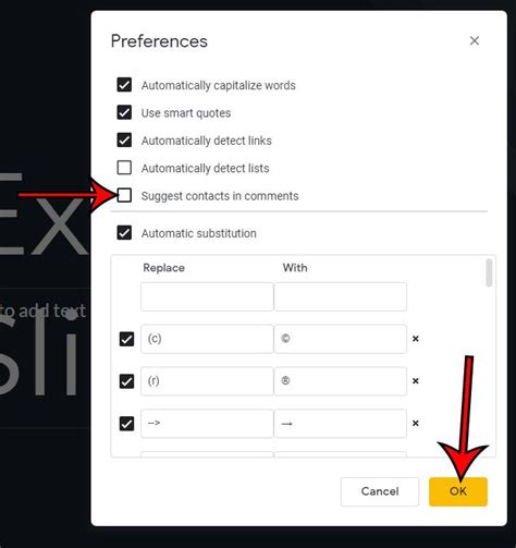 How To Stop Google Slides From Suggesting Contacts When You Type A Name In A Comment Solve