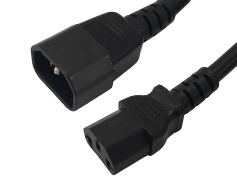 Iec C13 To Iec C14 Power Cable With Inline On Off Switch Sjt Jacket