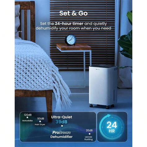 Probreeze 6l Compressor Dehumidifier With 2l Water Tank Laundry Ying