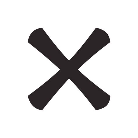 Cross Icon Simple Style 14628169 Vector Art At Vecteezy