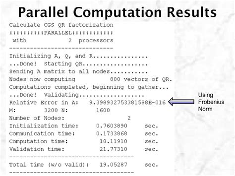 Ppt Parallelization Of The Classic Gram Schmidt Qr Factorization Powerpoint Presentation Id