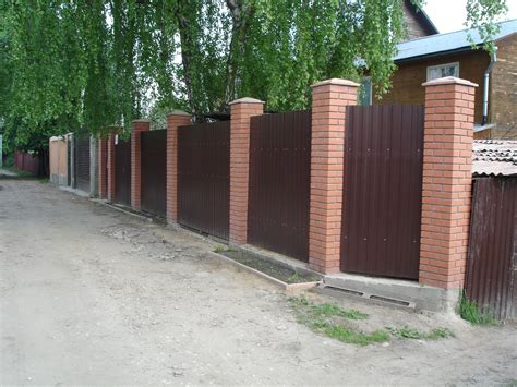 Имитация кирпичного столба для забора (110 фото) » НА ДАЧЕ ФОТО