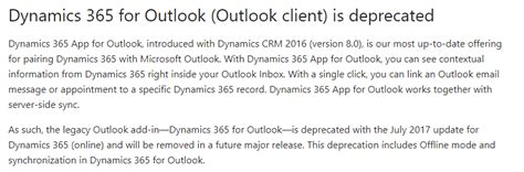 Dynamics 365 For Outlook Outlook Client Is Deprecated What About Dynamic Worksheets It